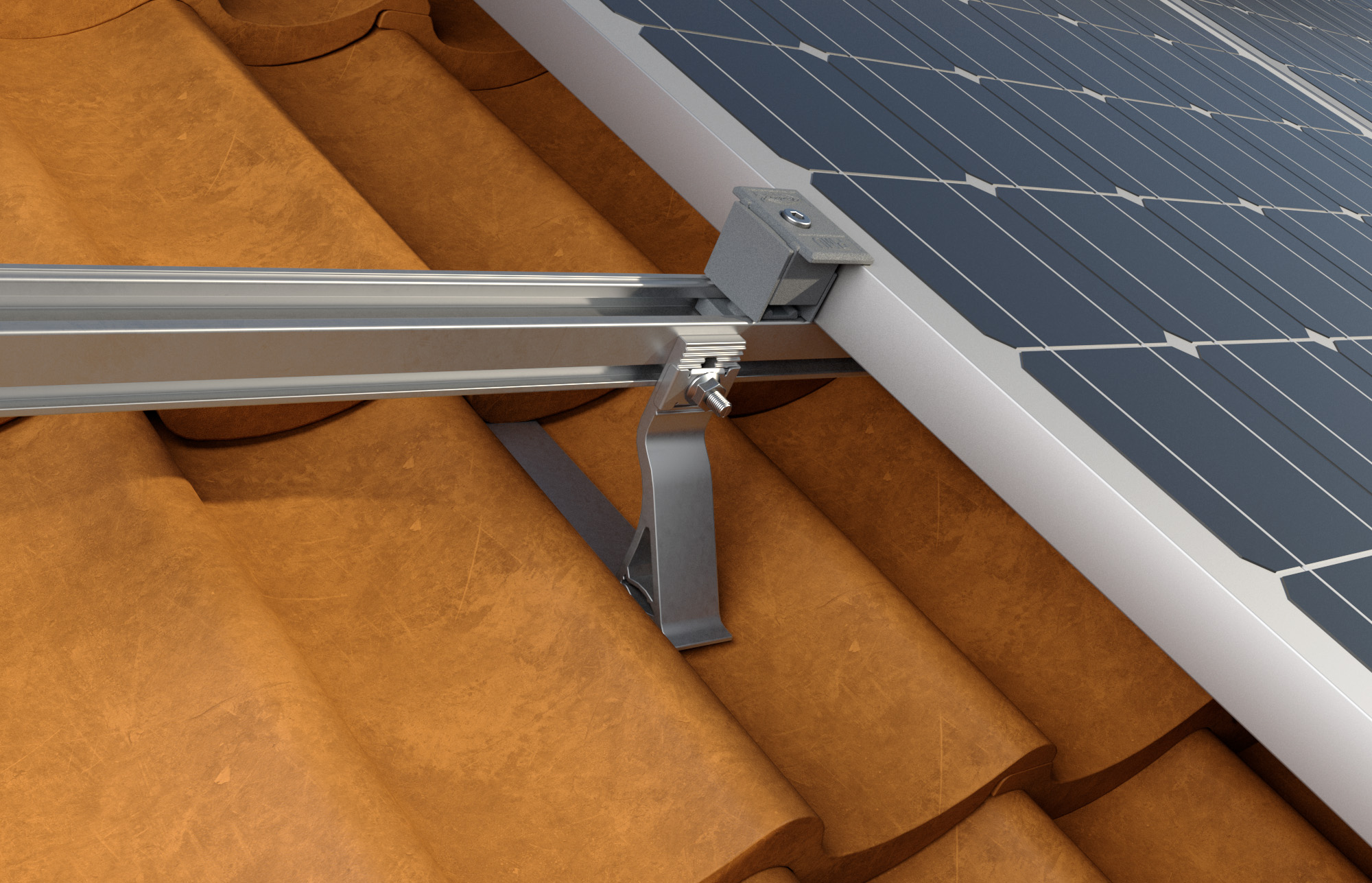 CH aluminium clamp hook for PV panels mounting systems - fischer ...